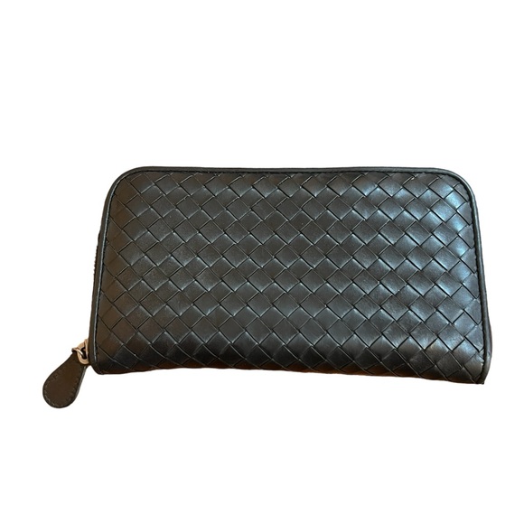 Bottega Veneta | Bags | Bottega Veneta Zip Around Long Wallet | Poshmark